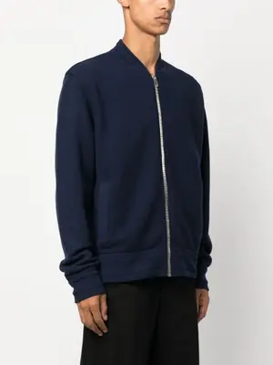 Givenchy 4g-motif Wool Bomber Jacket - Blue
