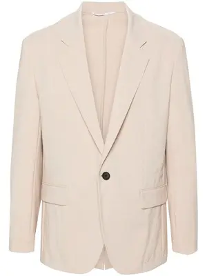Hugo Seersucker Single-breasted Blazer