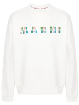 Marni Logo-print Cotton Sweatshirt