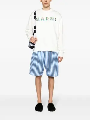 Marni Logo-print Cotton Sweatshirt