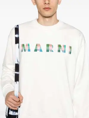 Marni Logo-print Cotton Sweatshirt