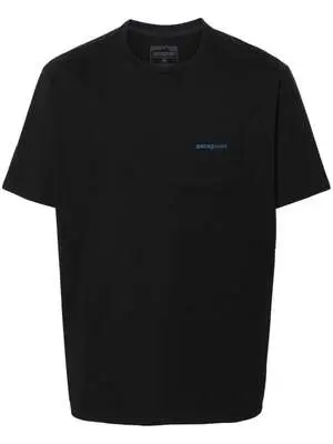 Patagonia Boardshort Logo-print T-shirt - Black