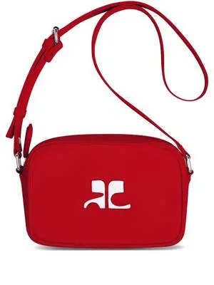 COURREGES Reedition Leather Camera Bag
