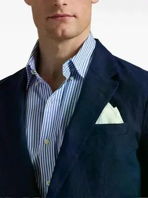 Polo Ralph Lauren Single-breasted Linen Blazer - Blue