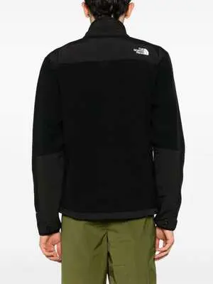 The North Face Logo-print Fleece Jacket - Black
