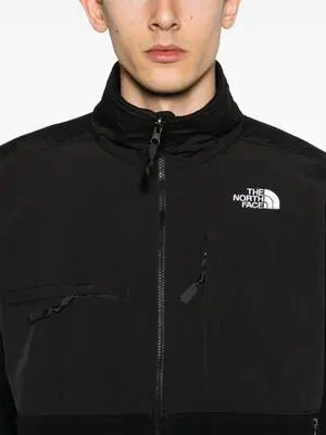 The North Face Logo-print Fleece Jacket - Black