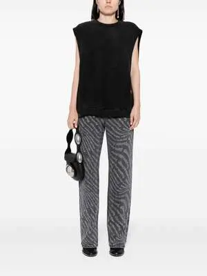 Alexander Wang Logo-print Sleeveless Jumper