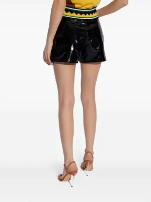 Casablanca Faux-leather Shorts