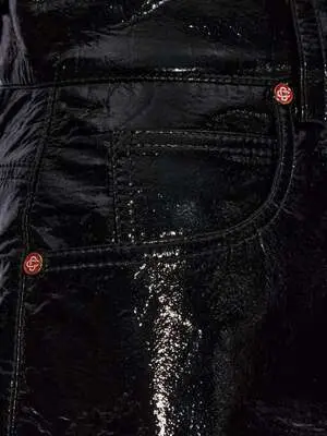 Casablanca Faux-leather Shorts