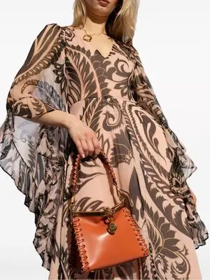 Etro Small Vela Shoulder Bag - Brown
