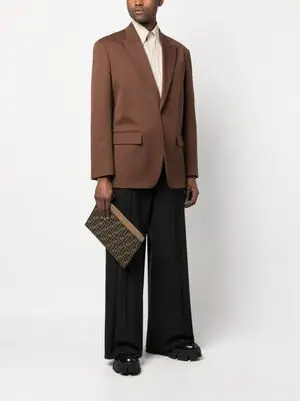 Fendi Monogram-pattern Clutch