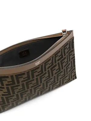 Fendi Monogram-pattern Clutch