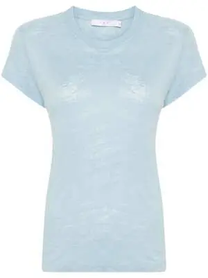 IRO PARIS Third Linen T-shirt - Blue