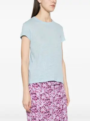 IRO PARIS Third Linen T-shirt - Blue