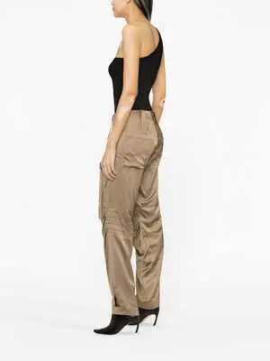 Fendi Satin Cargo Trousers