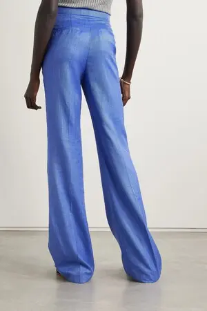 Gabriela Hearst Vesta Wool-blend Flared Pants