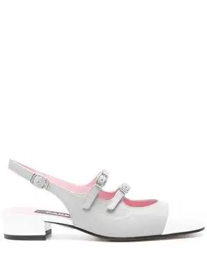 CAREL Abricot Leather Pumps