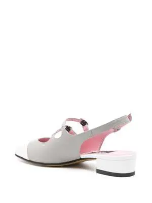 CAREL Abricot Leather Pumps
