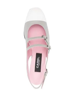 CAREL Abricot Leather Pumps