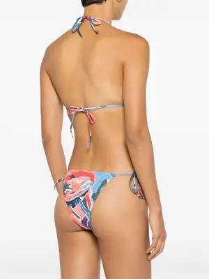 CLUBE BOSSA Aava Graphic-print Bikini Top - Multicolour