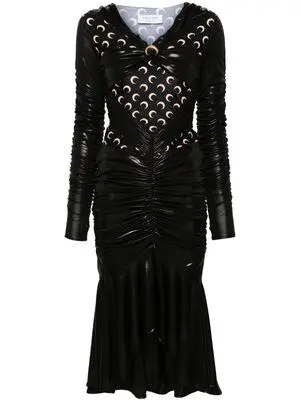 Marine Serre V Neck Dresses