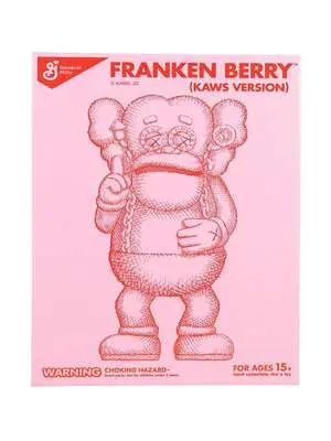 KAWS Cereal Monsters Franken Berry Figure