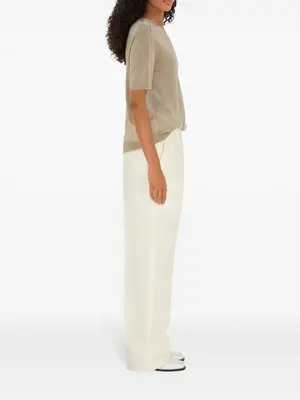 Burberry Fine-knit Wool Top - Neutrals