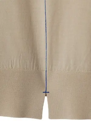 Burberry Fine-knit Wool Top - Neutrals