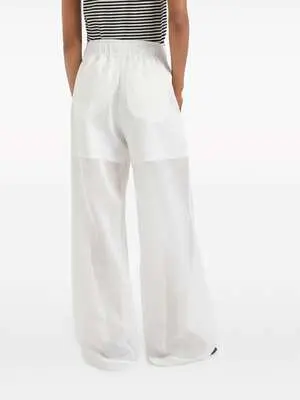 Brunello Cucinelli Cotton Organza Wide-leg Trousers