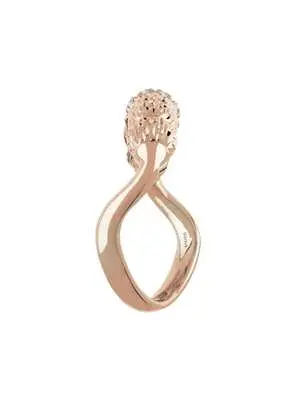 OFFICINA BERNARDI 18kt Rose Gold Diamond Enigma Ring - Pink