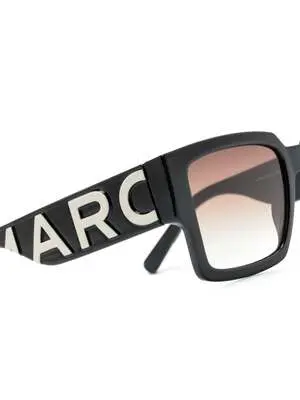 Marc Jacobs Bold Logo Square-frame Sunglasses