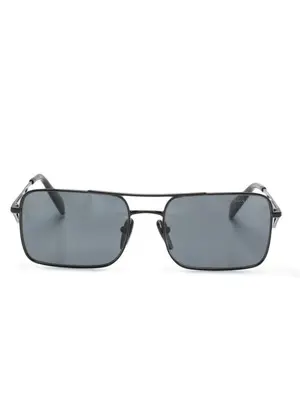 Prada Rectangle-frame Sunglasses - Black