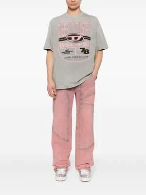 DIESEL® Logo-print Cotton T-shirt