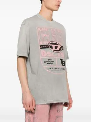 DIESEL® Logo-print Cotton T-shirt