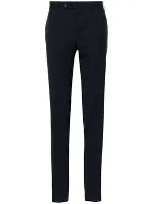 PT TORINO Mid-rise Slim-fit Trousers - Blue