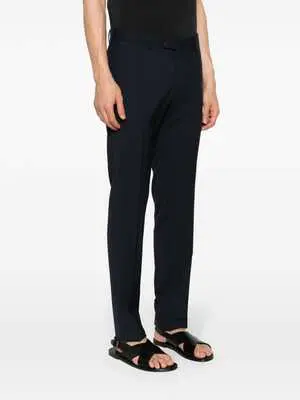PT TORINO Mid-rise Slim-fit Trousers - Blue