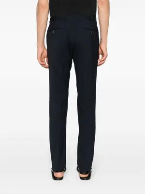 PT TORINO Mid-rise Slim-fit Trousers - Blue