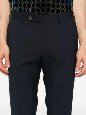 PT TORINO Mid-rise Slim-fit Trousers - Blue