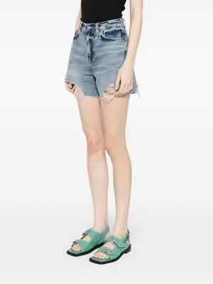 REFORMATION Acid Wash Denim Shorts