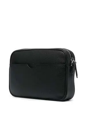 Fendi Embossed-logo Shoulder Bag - Black