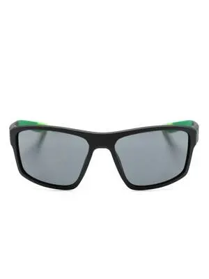 Nike Brazen Fury Rectangle-frame Sunglasses - Black
