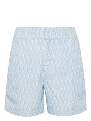 Frescobol Carioca Copa Camada Swim Shorts - Blue