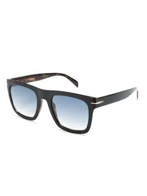 DB EYEWEAR BY DAVID BECKHAM Flat Square Frame Sunglasses