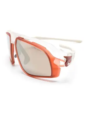Nike Flyfree Navigator-frame Sunglasses - Red