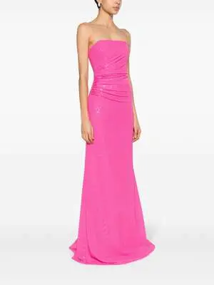 NISSA Strapless Sequin Gown