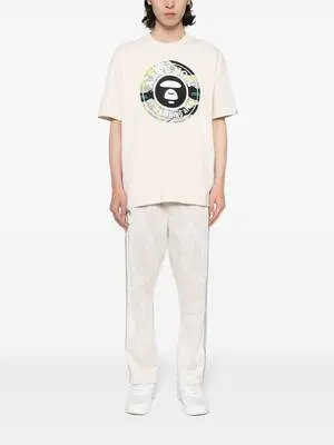 AAPE BY *A BATHING APE Logo-embroidered Jacquard Track Pants