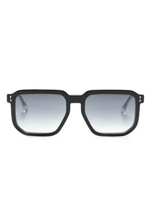 Isabel Marant Geometric-frame Sunglasses - Black