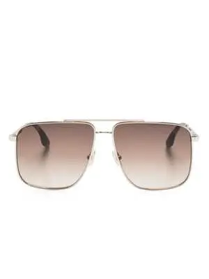 Victoria Beckham Navigator Frame Sunglasses - Gold