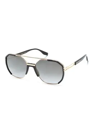 Marc Jacobs Geometric-frame Gradient Sunglasses