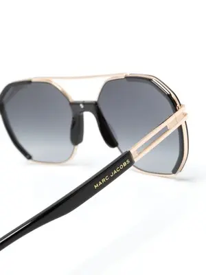 Marc Jacobs Geometric-frame Gradient Sunglasses